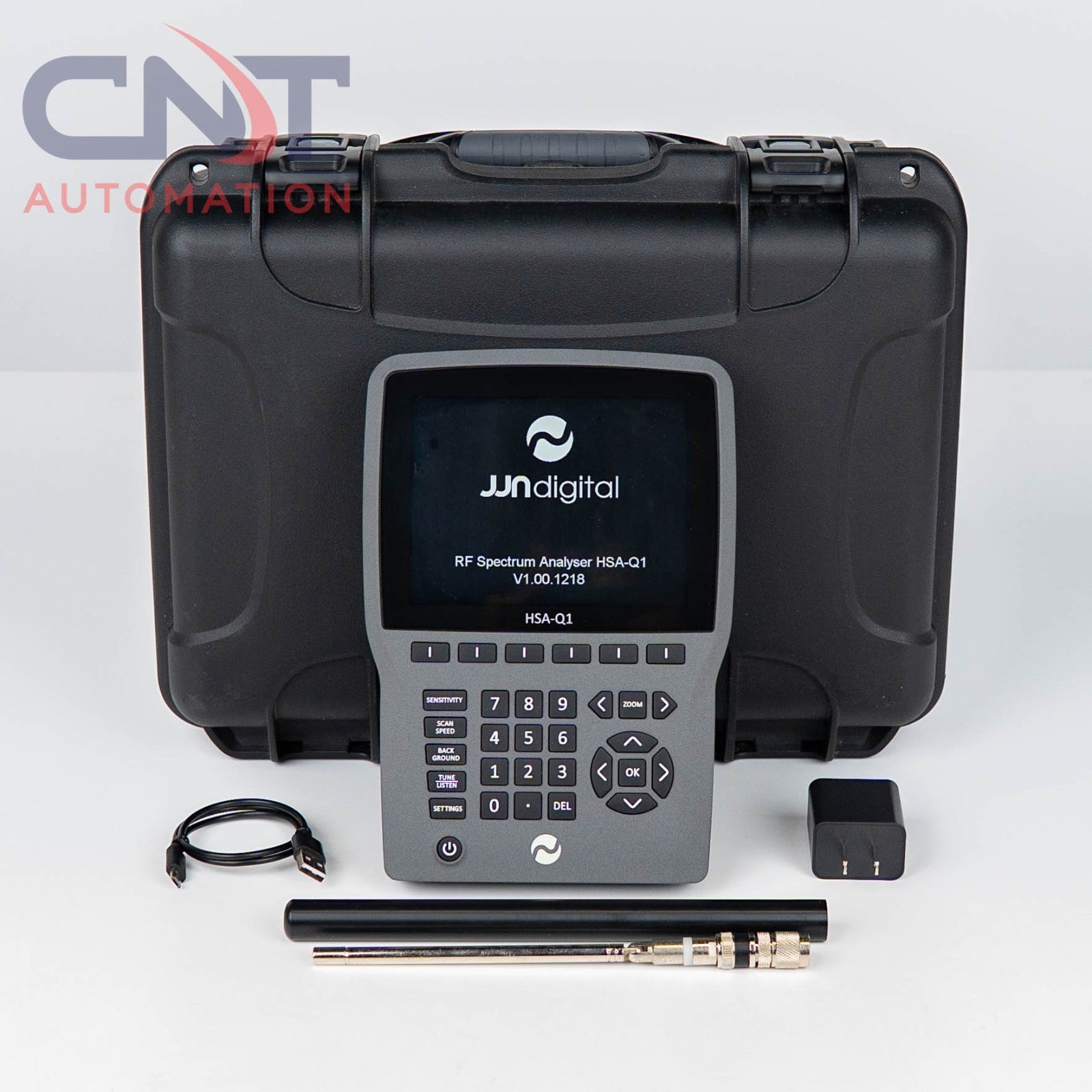 JJn Digital HSA-Q1 Handheld RF Spectrum Analyzer Detector 1Mhz -13.44