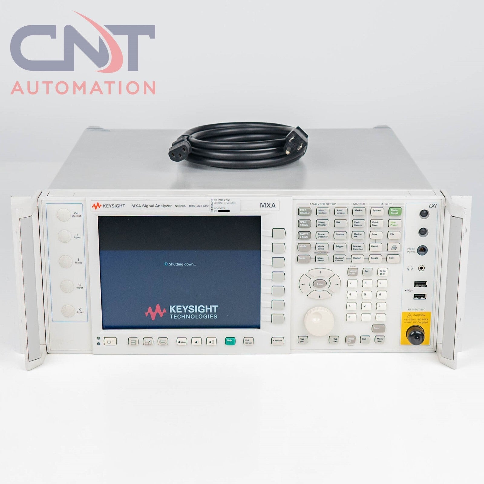 Keysight MXA N9020A-526 X Series Signal Analyzer 10Hz-26.5 GHz Loaded