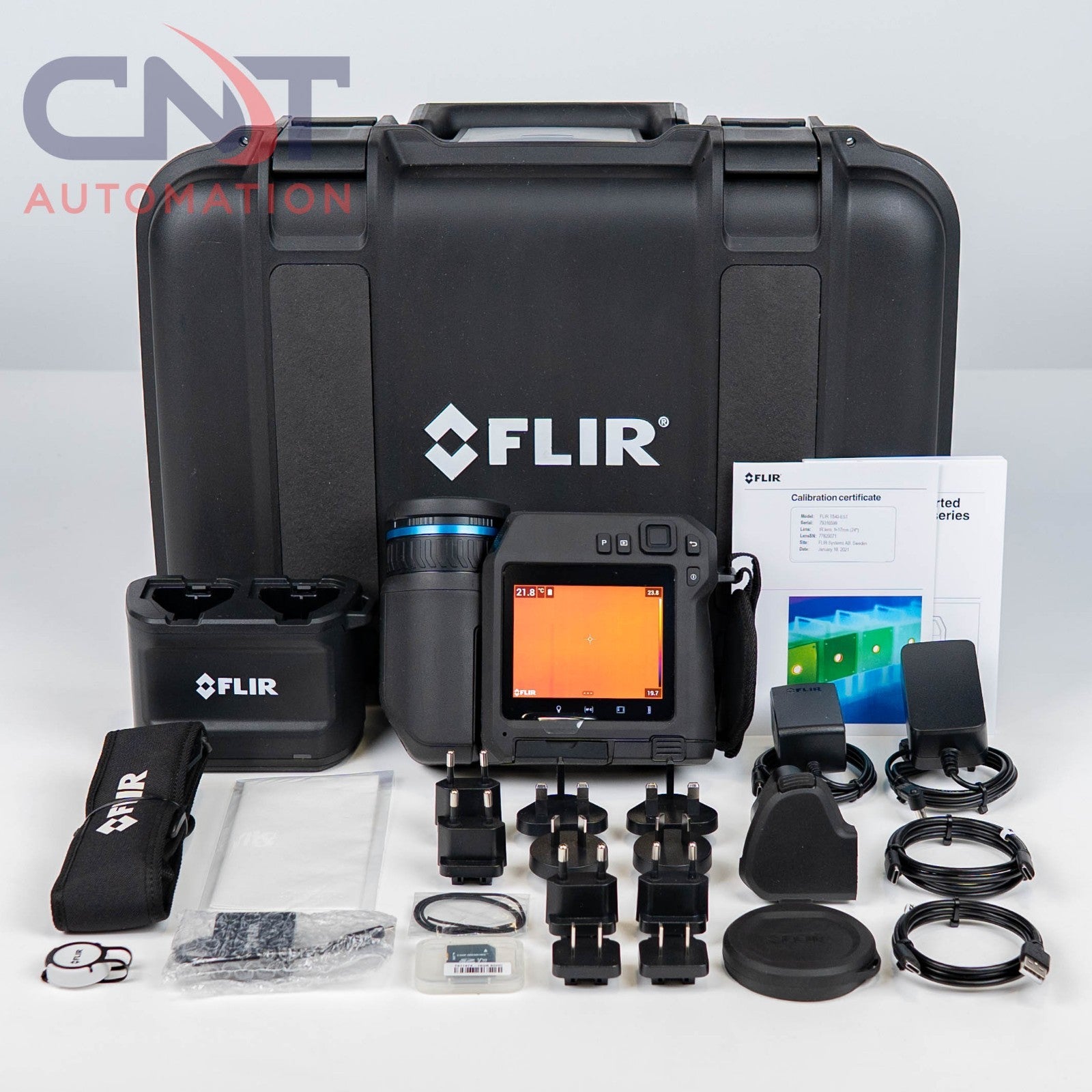 FLIR T540-EST Thermal Camera for Elevated Skin Temperature with 24° Le