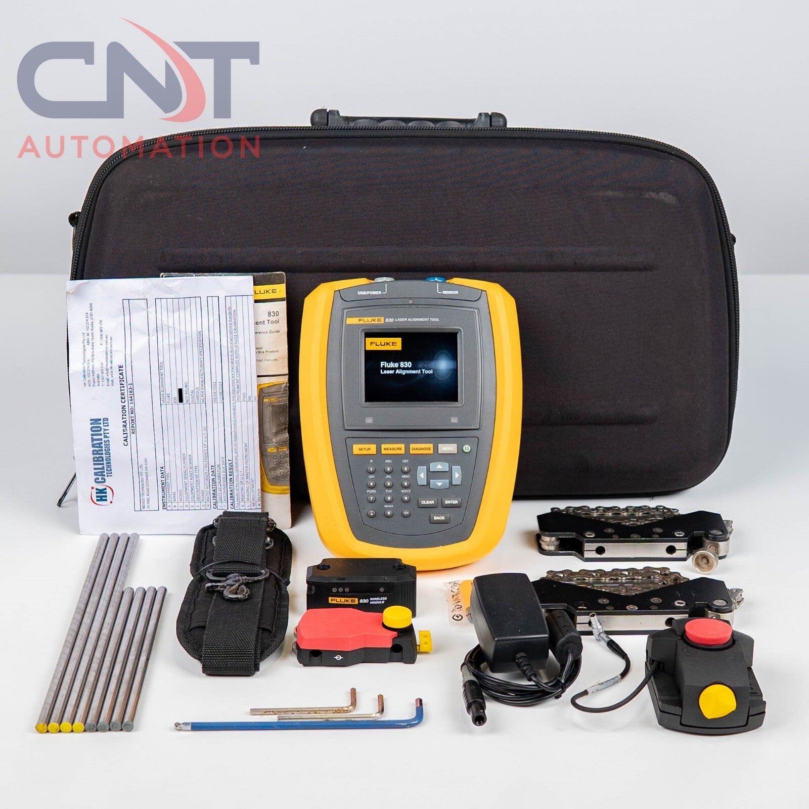 Fluke 830 Laser Shaft Alignment Tool Precision Alignment Rotating Mach