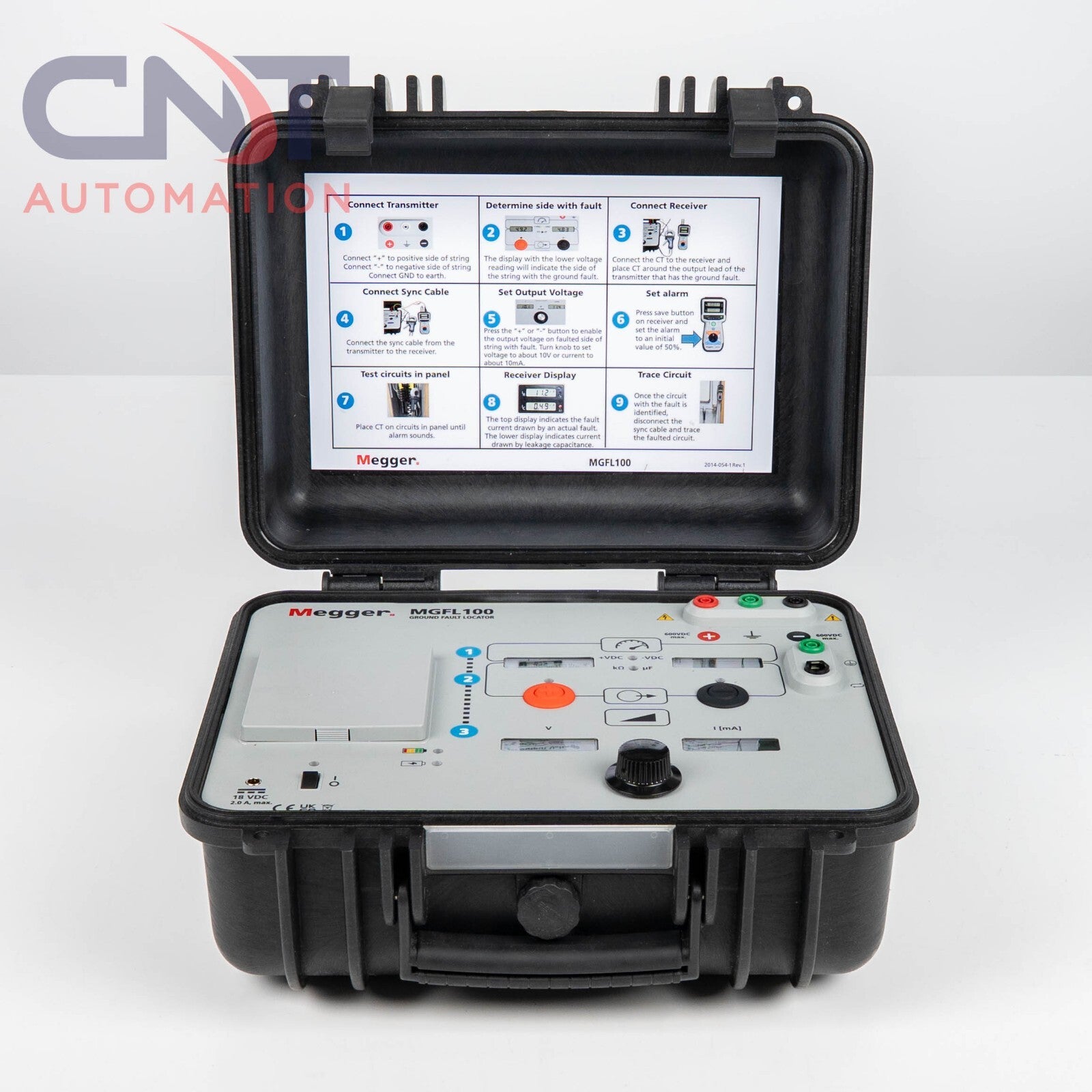 Megger MGFL100 Battery Ground Fault Locator